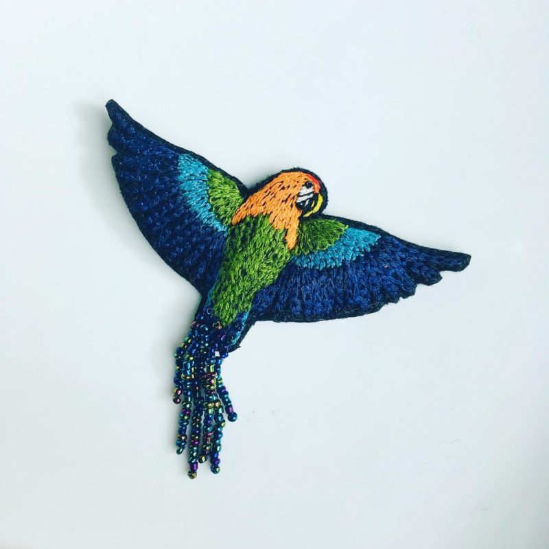 Perroquet Ara | Kit Broche - Noodle Graphique
