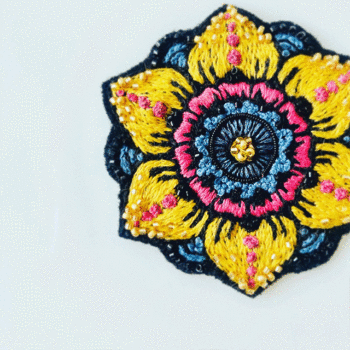 Indian Flower | Kit Broche - Noodle Graphique