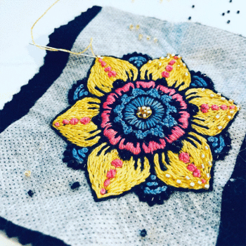 Indian Flower | Kit Broche - Noodle Graphique